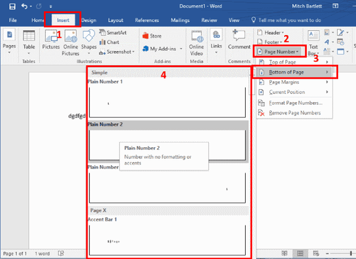 How to Add Page Numbers in Word | Softwaredepot