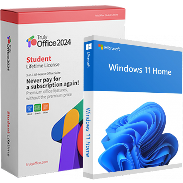 Truly Office Student Lifetime License + Windows 11 Home